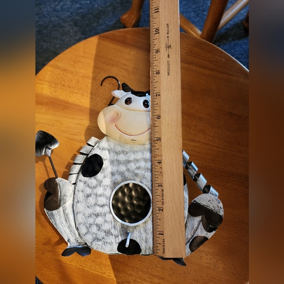Source Unknown | Other | Cute Metal Hanging Cow Birdhouse 78 In | Poshmark